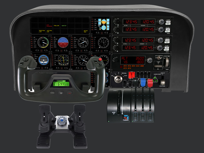 Panel instrumentów Logitech G Flight Simulator Aircraft Instrument Panel