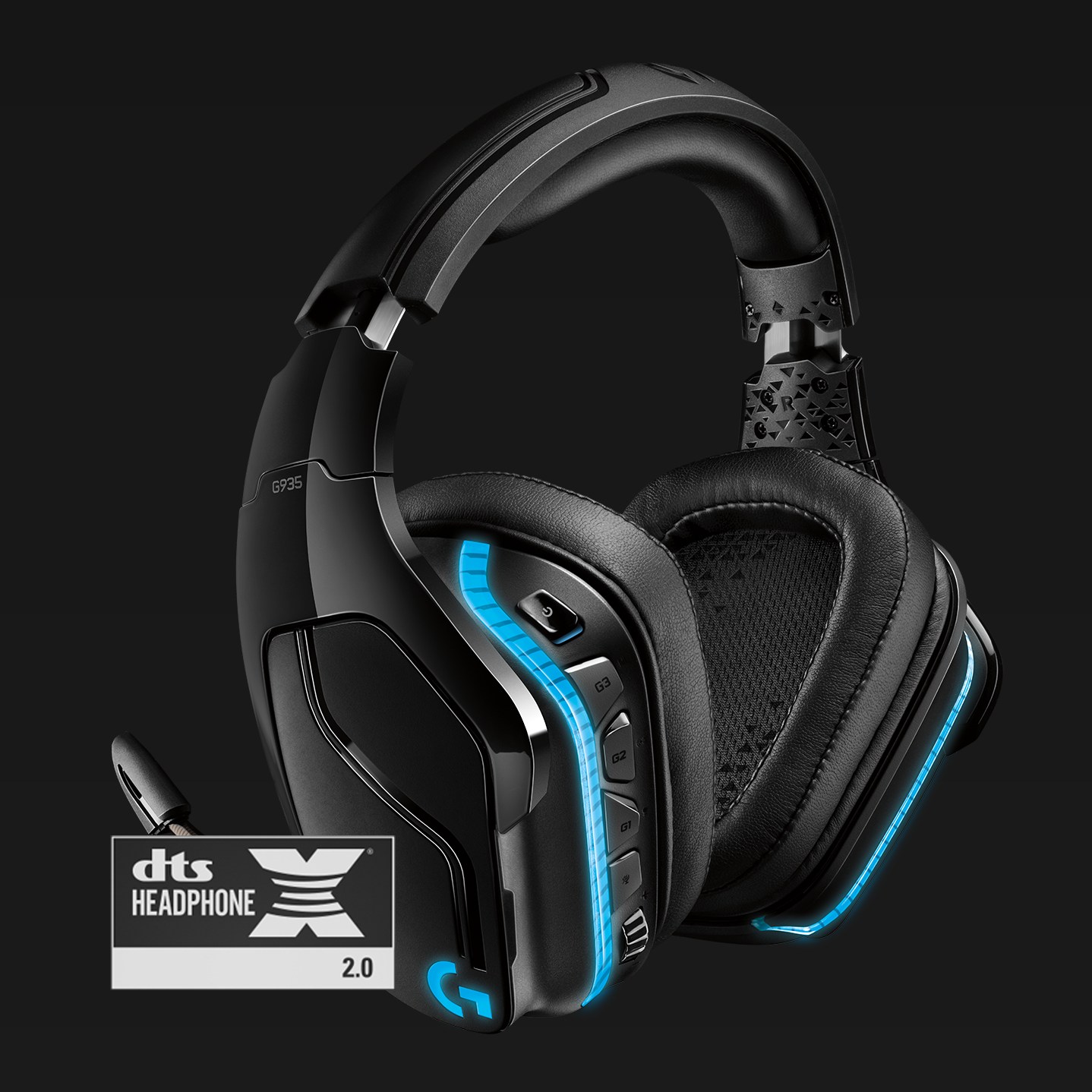 Logitech G935 Wireless 7.1 Surround Sound LIGHTSYNC Gaming Headset ...